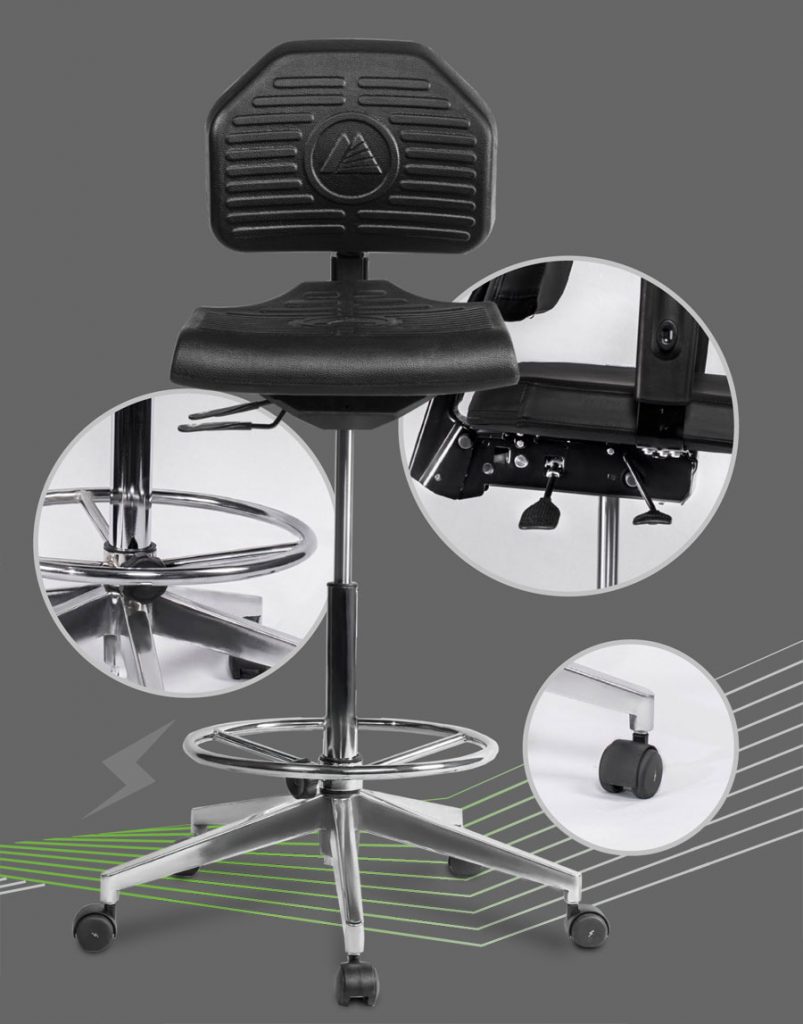 ESD Workstation - High Chairs & High Stools from Messung